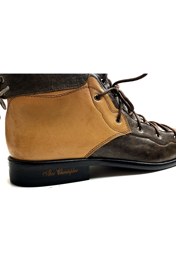 2 Tone Boots - Brown
