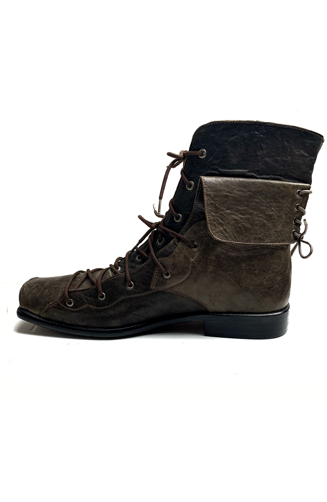 2 Tone Boots - Brown