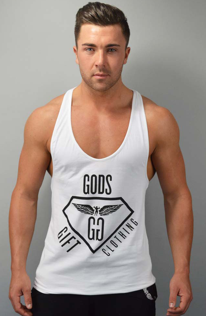 God's Gift Diamond Racer Back Gym Vest | Gym Clothing | ETTO Boutique